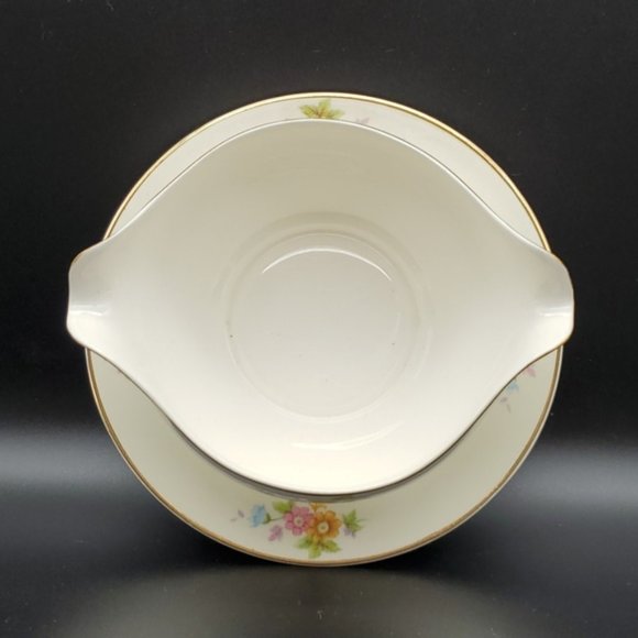 Pope-Gosser | Dining | Vintage Popegosser Gravy Boat Mary Ellen Pattern ...
